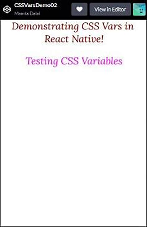 Using Css Variables In React Native Logrocket Blog