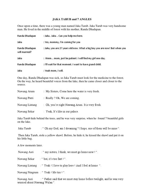 Short Drama With Script