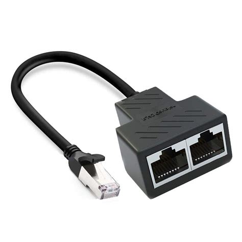 Rj45 Network 1 To 2 Port Ethernet Adapter Splitter Rj45 1