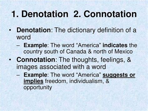 The Power Of Words Understanding Connotation And Denotation With Lesson 7 Answers