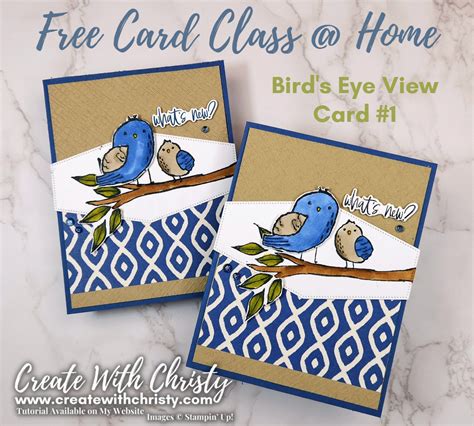 Birds Eye View Card Class Home Card 1 Create With Christy