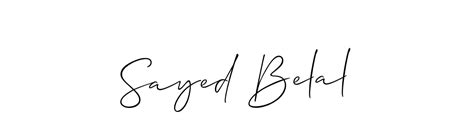 93 Sayed Belal Name Signature Style Ideas Latest Esign