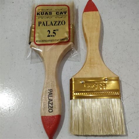 Jual Kuas Cat 2 12 Inch Kuas Kayu Cat Tembok Cat Kayu Cat Besi Kuas Politur Vernis 25 Inch