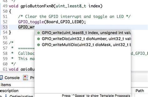 Ccslaunchxl Cc2640r2 Ccs Auto Complete And Intellisense And Alternate