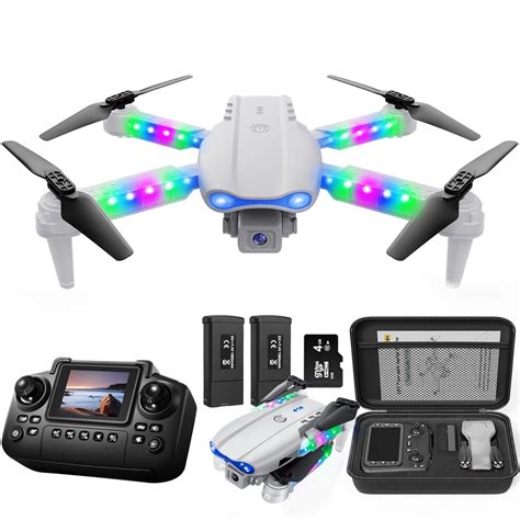 Beeprincess Drone With Screen Remote Control And Cool Lights Rc Quadc My Store