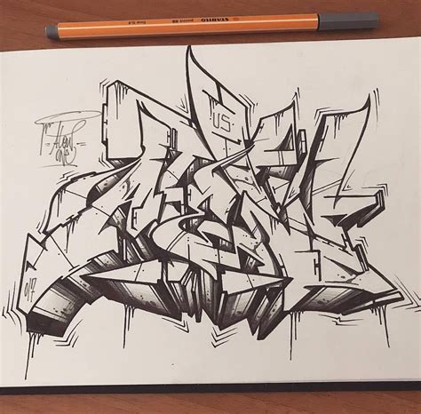 Graffiti Wild Style Sketch Atew One Photo Graffiti Wild Style Sketch