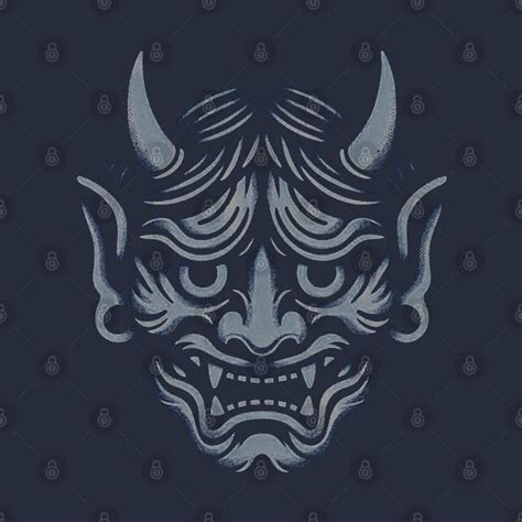 Oni Mask By Z8art Japanese Demon Mask Oni Mask Mask Design