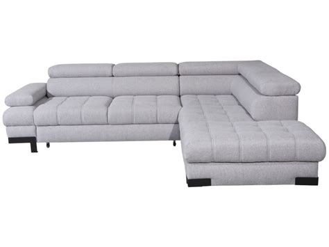 Canapé Dangle Convertible 4 Places Selva Coloris Gris Conforama