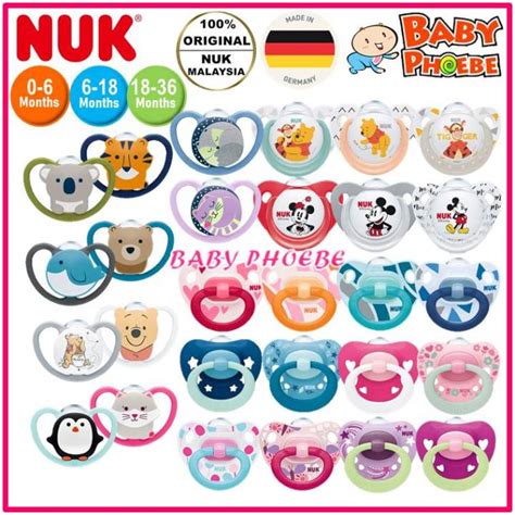 【original Nuk Malaysia】nuk Siliconelatex Soother Orthodontic Shape