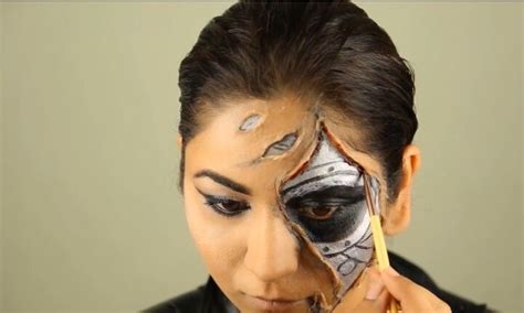 Awesome Terminator Genisys Inspired Makeup Tutorial For Halloween Upstyle