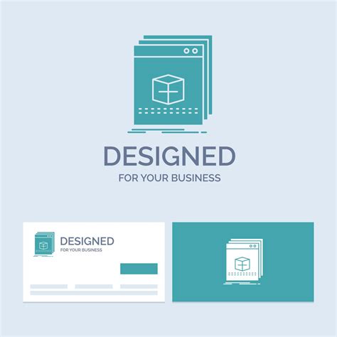 Software App Application File Program Business Logo Glyph Icon