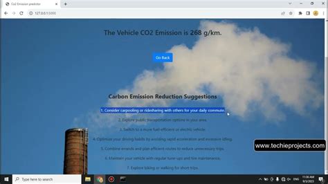 Carbon Dioxide Emission Prediction Using Machine Learning Computer Science Project Ideas Youtube