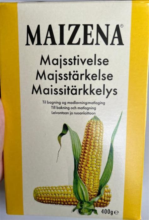 Крахмал кукурузный Maizena - калорийность, пищевая ценность ⋙ ...