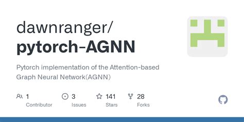 GitHub Dawnranger Pytorch AGNN Pytorch Implementation Of The Attention Based Graph Neural