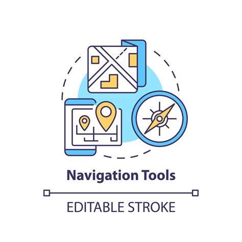 Navigation Tools Concept Icon Things To Pack For Refugees Emergency