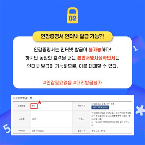 인감증명서 인터넷 발급 방법 및 준비물