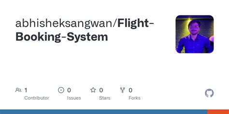 Github Abhisheksangwan Flight Booking System