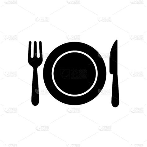 餐厅菜单图标符号向量素材 花瓣网