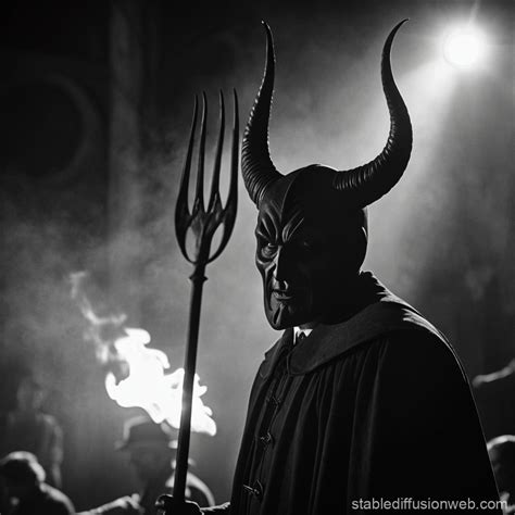 German Expressionist Painting With Devil And Friend Stable Diffusion