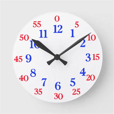 Easy Read Clock Zazzle