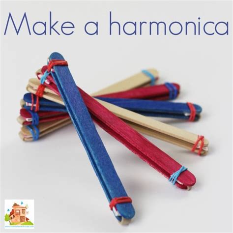 Diy Popsicle Stick Harmonica Fun And Easy Musical Craft Lolly Stick