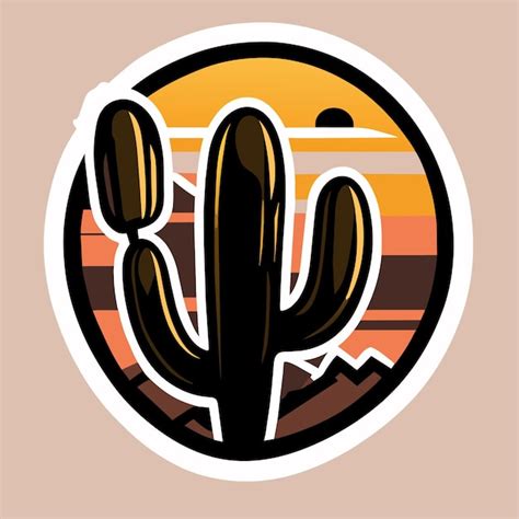 Premium Vector Hand Drawn Cactus Logo Design