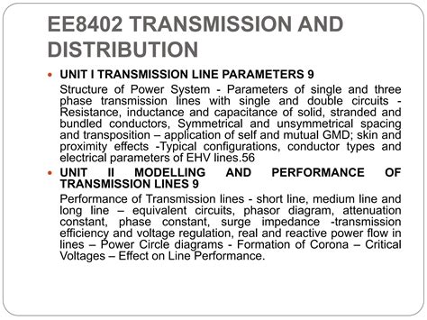 Understand The Structure Of Power System Computation Of Transmission Line Parameter For