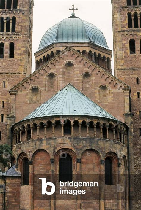 Image Of Romanesque Architecture View Of The Apse Of The Cathedrale Notre