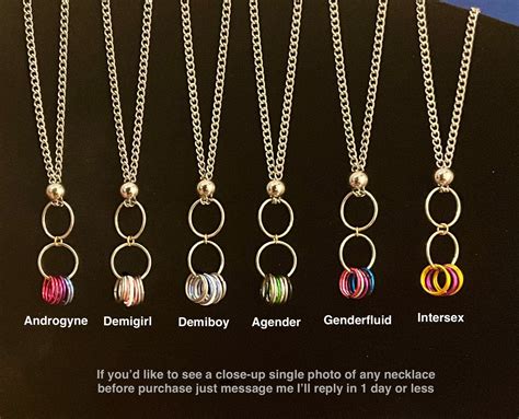 Lgbtq Pride O Ring Necklacesteel Lgbtq Freedom Ring Unisex Necklacechoose Or Request Pride