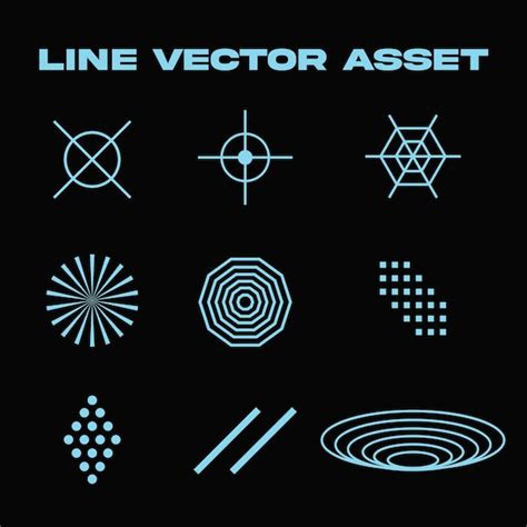 Premium Vector Line Vector Asset