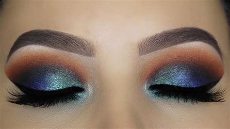 Blue Brown Smokey Eye Tutorial Youtube