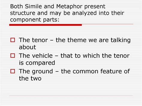 Metaphor Simile And Symbolism Semantics