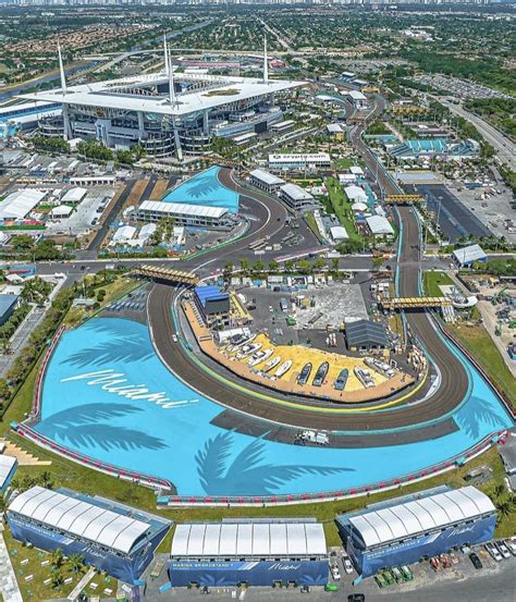 Hard Rock Stadium Ready For The F1 Race This Weekend R Miami