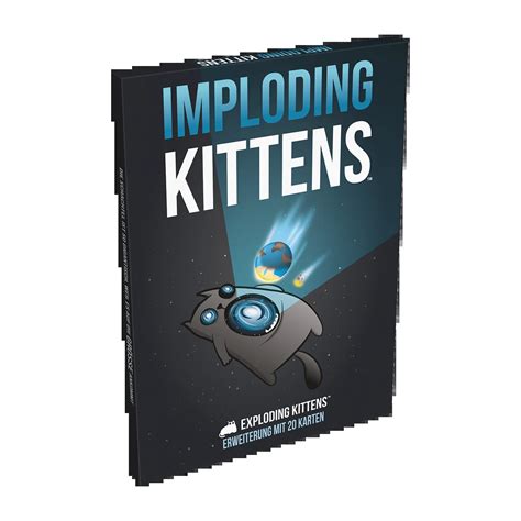 Imploding Kittens Erweiterung Für Exploding Kittens Mehr Chaos