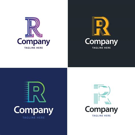 Letter R Big Logo Pack Design Creative Modern Logos Design For Your