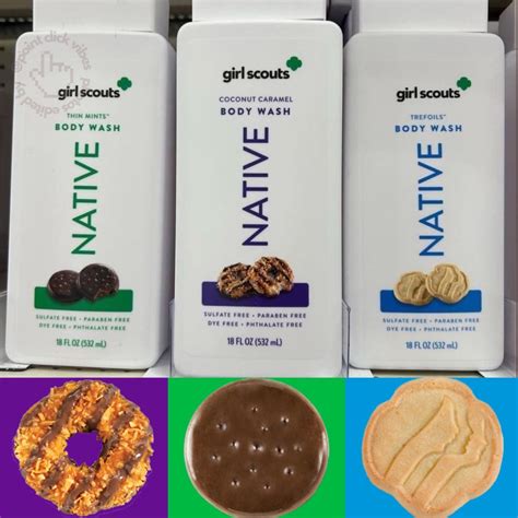 Native X Girl Scout Cookies Body Wash R Newinbeauty