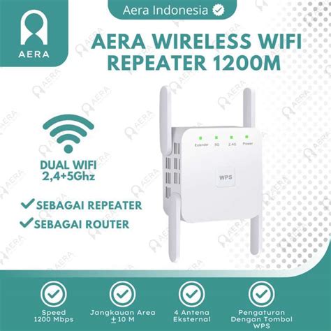 Promo Repeater Wifi Wireless1200m 2 4 5 Ghz Penguat Sinyal Wifi Diskon 25 Di Seller Aera