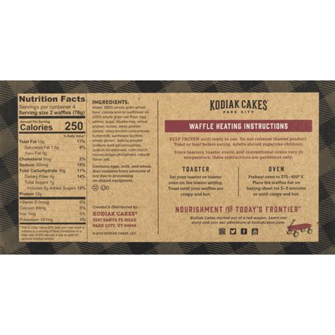 Kodiak Cakes Protein Waffles Nutrition Facts At Todd Reno Blog