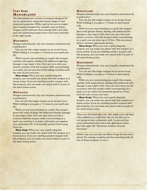 Twin Weapons A Collection Of Magic Items Designed For Dual Wielders