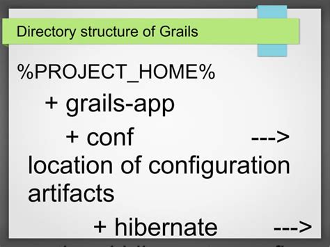 Introduction To Grails Ppt
