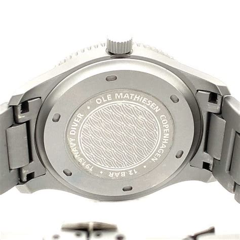 Ole Mathiesen Automatic 1919 Copenhagen Navy Diver Watch Aspens Jewellers