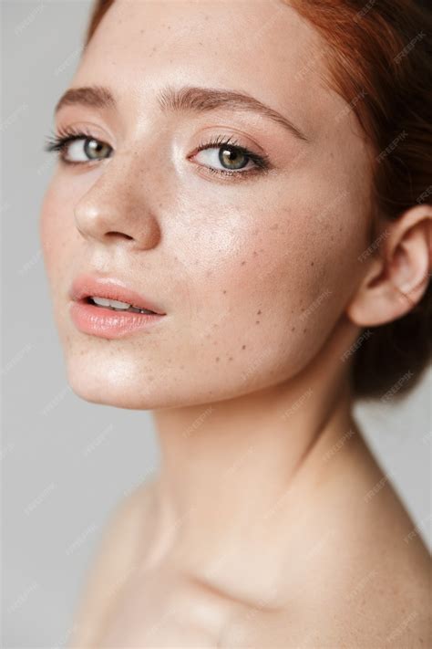 Premium Photo Close Up Beauty Portrait Of An Attractive Sensual Young