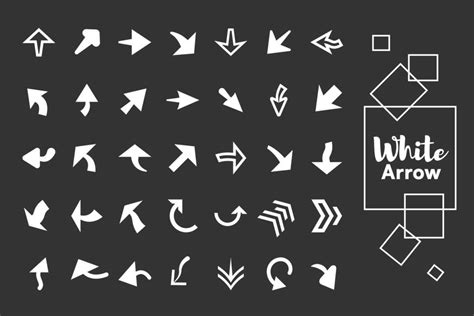 White Arrow Vector Art Icons And Graphics For Free Download