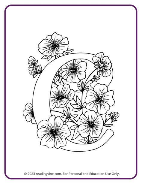 Letter C Free Templates