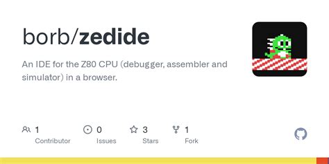 GitHub Borb Zedide An IDE For The Z80 CPU Debugger Assembler And