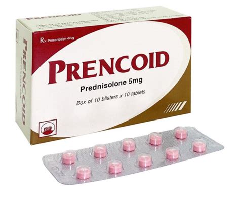 Prencoid 5mg 10 Vỉ X 10 Viênhộp Thuốc Kháng Viêm
