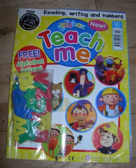 Toybox Teach Me Magazine Comic Bbc Issue 1 Oct 2001 £1000 Picclick Uk