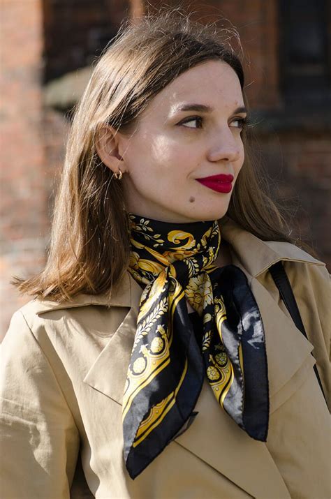 Versace Silk Scarf Silk Scarf Style Silk Neck Scarf Scarf Trends