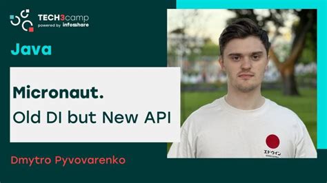 Dmytro Pyvovarenko On Linkedin Micronaut Old Di But New Api Dmytro