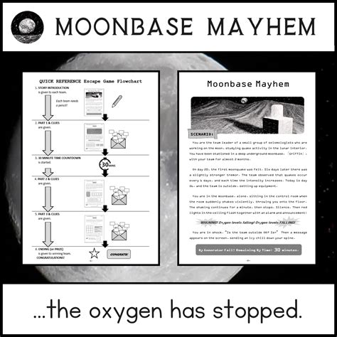 Escape Game 02 Moonbase Mayhem Australian Teachers Marketplace